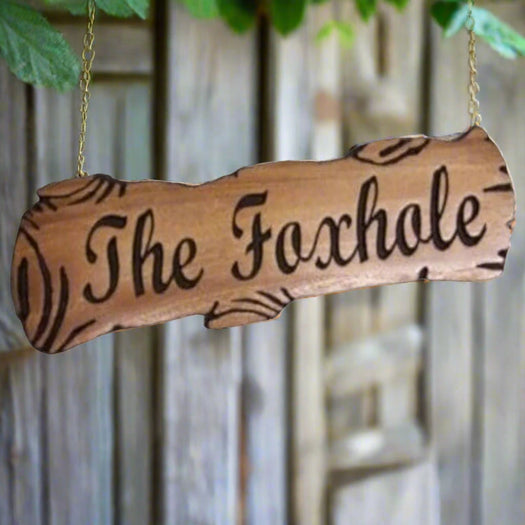 Wood Carved Log Sign Address Home Ranch RV Camping Signs – ohyeafab llc