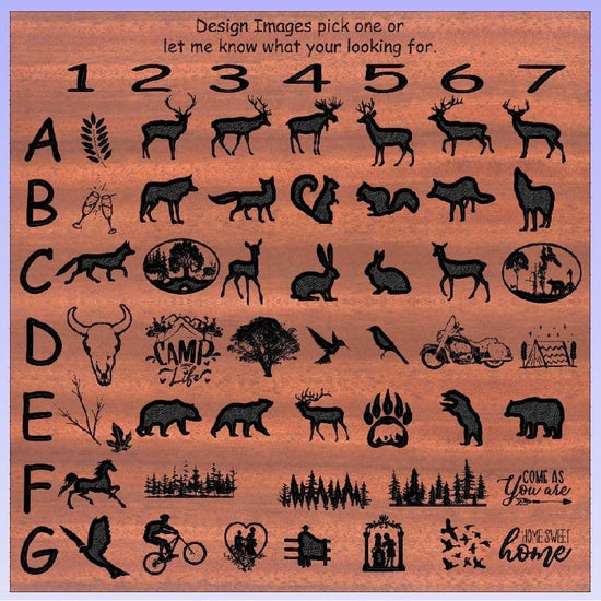 Wood Carved Log Sign Designed Just for you - ohyeafab llc